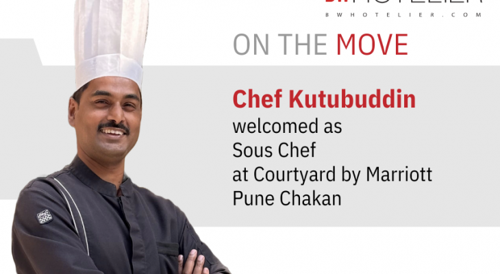 Courtyard by Marriott Pune Chakan welcomes Chef Kutubuddin as Sous Chef - BW Hotelier